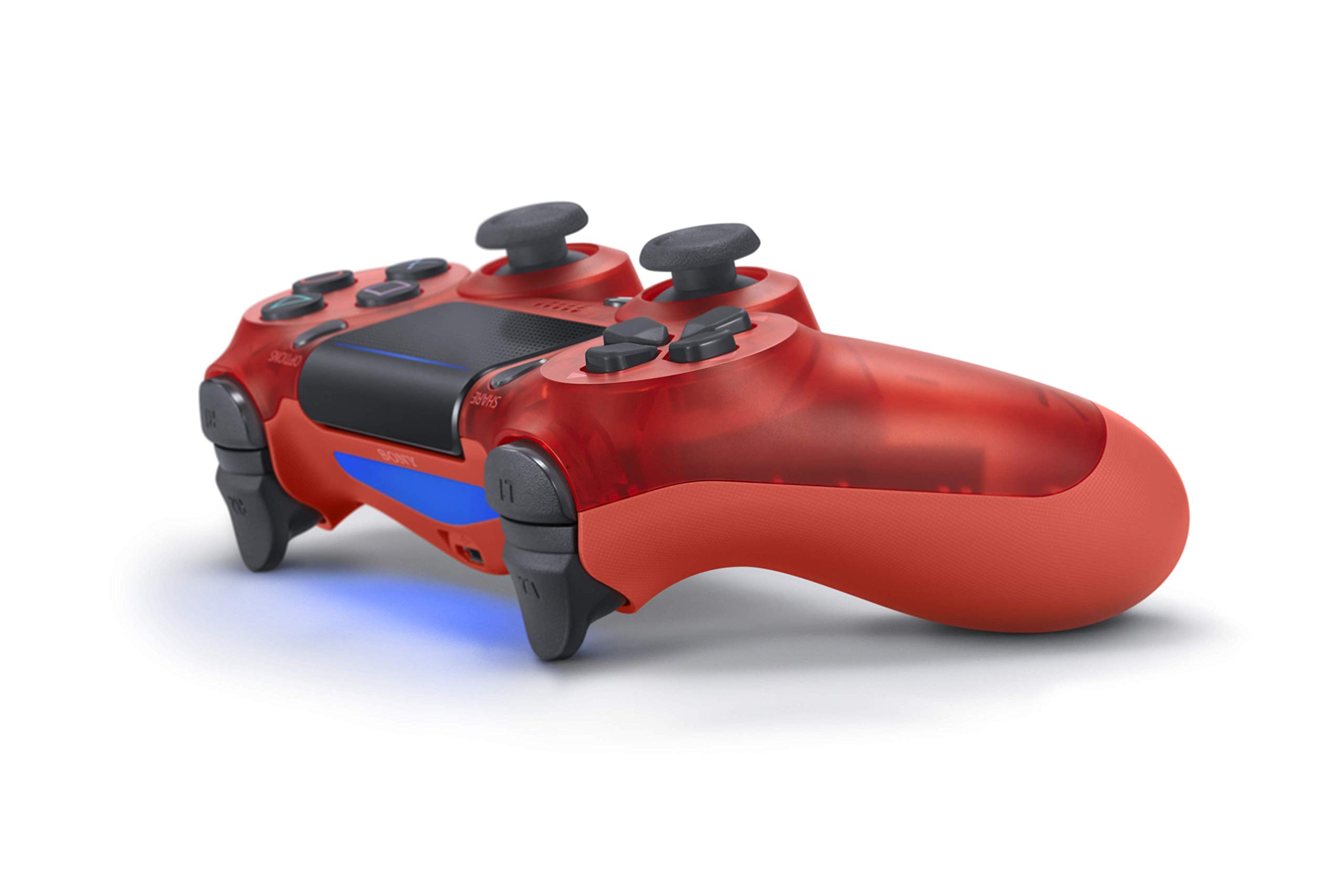 Sony Dualshock 4 Wireless Controller for PlayStation 4 - Red CRYSTAL - PlayStation 4