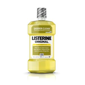 listerine antiseptic mouthwash, original, 16.9 ounce