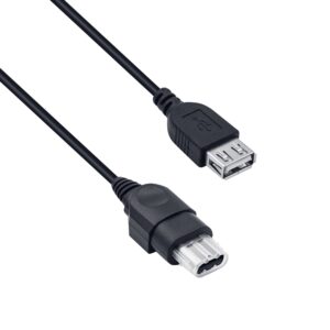 mcbazel pc female usb to xbox converter adapter cable cord for original gen. 1 xbox console