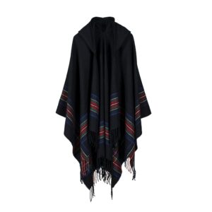 bakerdani poncho capes with hood pashmina cardigans blanket shawls with tassels