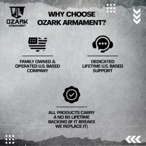 OZARK ARMAMENT 4x32 Scope, Acog Scope, 4X Scope, 4X Rifle Scope, 4X Prism Scope, Tactical Scope, Picatinny Scope Mount Included with Each Prism Optic, Acog Style 4x32 Rifle Scope, Acog Rifle Scope