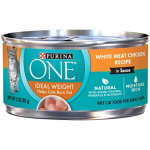 purina one ideal weight white meat chicken recipe (12 cans) (net wt 3 oz each)