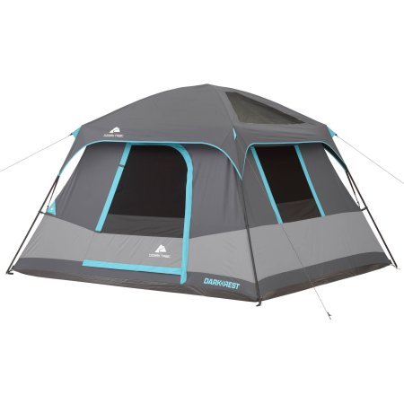 Ozark Trail 10' x 9' Dark Rest Frp Cabin Tent, Sleeps 6