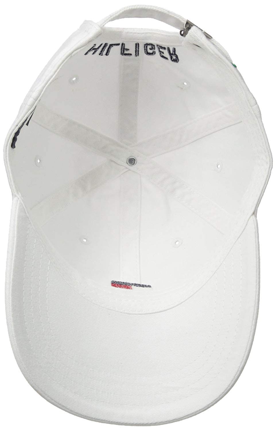 Tommy Hilfiger Men's Ardin Dad Hat, Tommy White, One Size