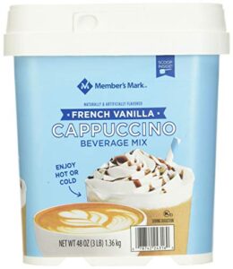 member's mark vanilla cappuccino mix, 3 pound