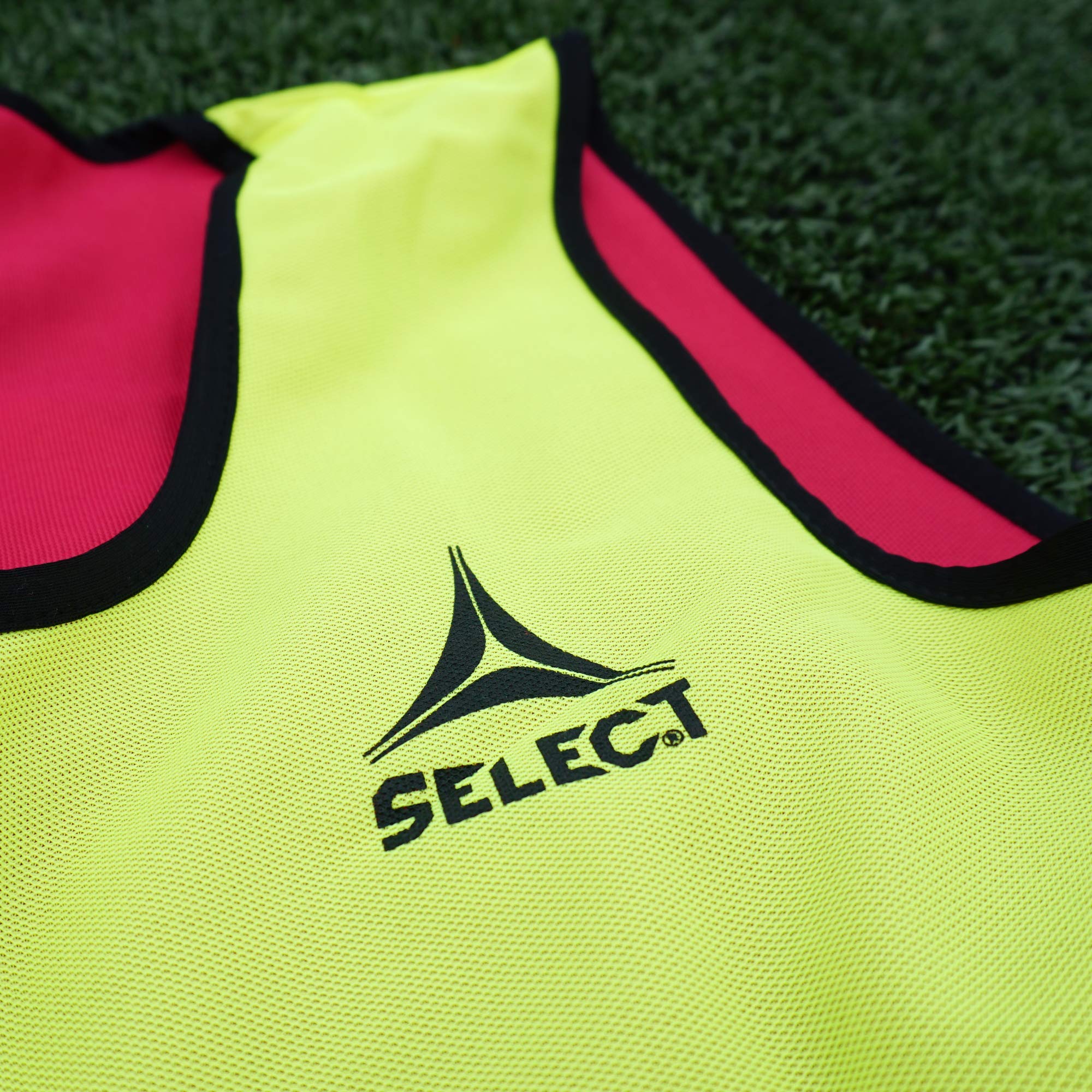 Select Reversible Training Vest (Pack 12), Senior, Red/Yellow