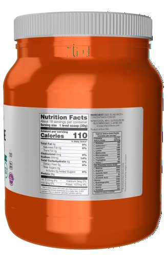 NOW Sports Nutrition, Beef Bone Broth Powder made with Premium-Quality Beef Bone Extract , 1.2-Pound