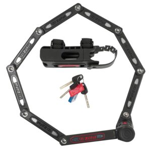 zefal k-traz f16l folding lock, black, 95cm