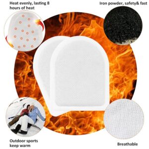 Toe Warmers with Adhesive, Disposable Heating Patch Long Lasting Safe Natural Odorless Air Activated Warmers Up to 8 Hours, Instant Hot Hand Foot Toe Warmers 40 Pairs