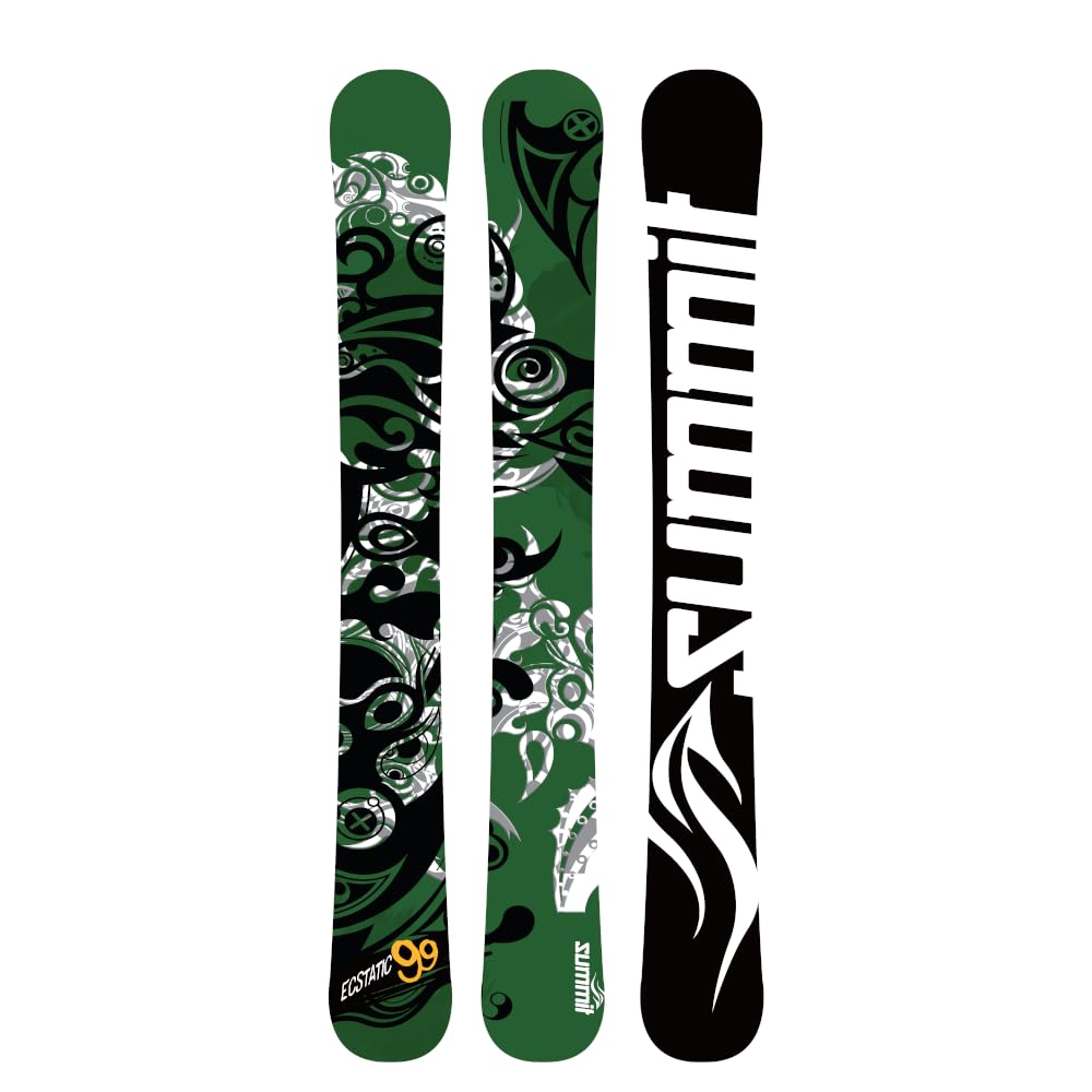 Summit Ecstatic 99cm GS Skiboards Snowblades with Atomic M10 Release Ski Bindings