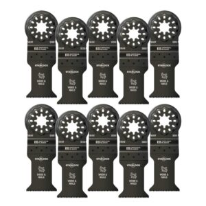 imperial blades ibsl300-10 starlock 1-3/8" standard wood & nails oscillating multi-tool blade, 10pc