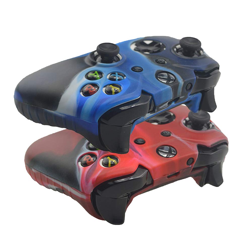 4 Pack of Silicone Xbox one Controller Skin, Premium Super Grip Protective Skin Case Cover for Xbox one Controlle (4 Pack)