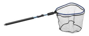 ego s2 slider fishing net, ultimate fishermens tool telescoping handle, replaceable head, salt & freshwater, 29-60" handle, 19x21 inch hoop