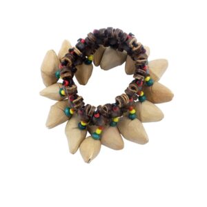 mowind african tribal style nuts shell bracelet dora nut handbell percussion accessories