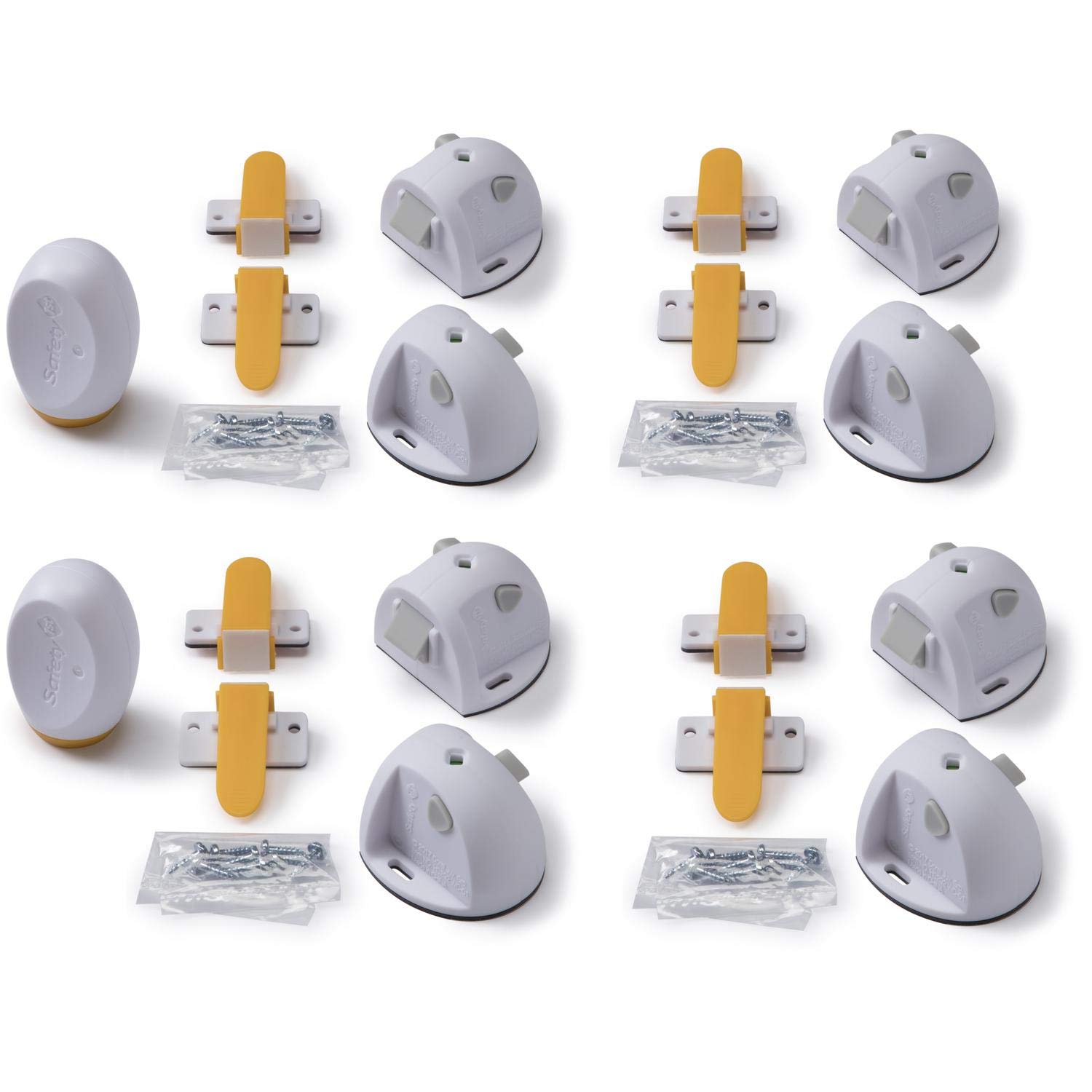 Safety 1st Adhesive Magnetic Lock System, 8 Locks And 2 Keys