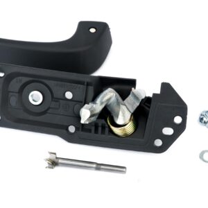 Interior Door Handle Kit, Front Driver Side - Replaces 80374, 20833606 - Compatible with Chevy, GMC, Cadillac Vehicles - Silverado, Tahoe, Suburban, Avalanche, Sierra, Yukon, XL, Escalade 2007-2014