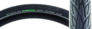 schwalbe fahrrad reifen road cruiser hs484 sbc // alle größen + farben, unisex_adult, b/b+rt, 47-622 b/b+rt hs484 green 50epi