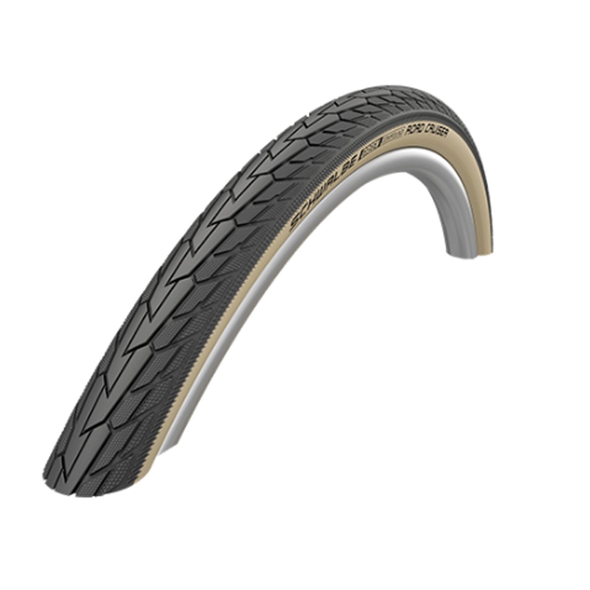 Schwalbe Unisex's Road Cruiser K-Guard, TwinSkin Tyres, Black, 47-622, 1402822801