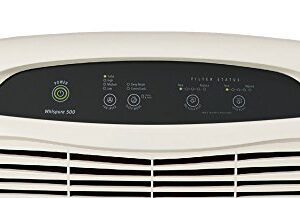 Whirlpool Whispure Air Purifier WP500 (New Version of AP51030K) 490 sq ft Filtration with True HEPA and Carbon Pre-Filter 8171434K, 1183054K. Compact Odor Allergen Eliminator (WP500P-Pearl White)