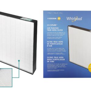 Whirlpool 1183050K True HEPA Filter (Extra Large) - Design to Fit Air Purifier Model WPPRO2000, 18.1x18.1 inch