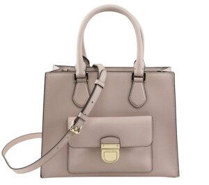 michael michael kors women's bridgette medium ballet tote leather handbag (ballet)