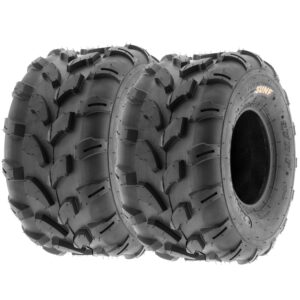 sunf a003 atv/utv/lawn-mowers off-road tire 20x10-8, 6 pr, directional tread (pair of 2)