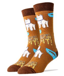 oooh yeah socks ! mens crew don't know pit