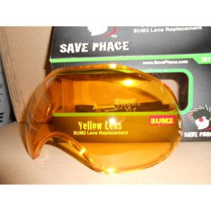 save phace new sum2 sport goggles mask anti-fog replacement lens - yellow