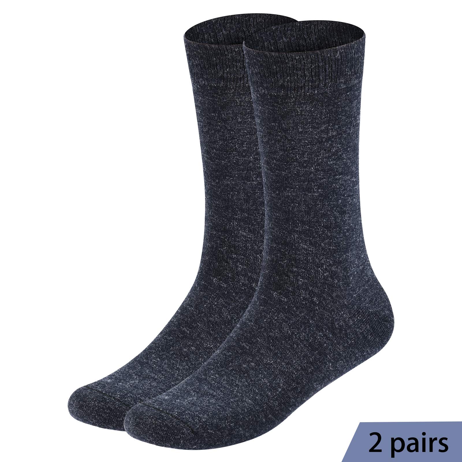 NinetoFiveLife Pack of 6 Mens Socks Wool Socks for Men Casual Dress Socks Soft and Comfortable Breathable Size 6-12