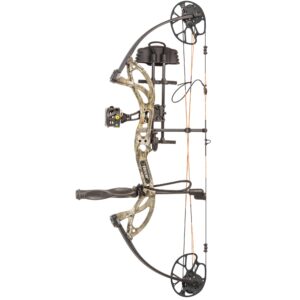 bear archery cruzer g2 ready to hunt compound bow package for adults and youth, right hand, mossy oak