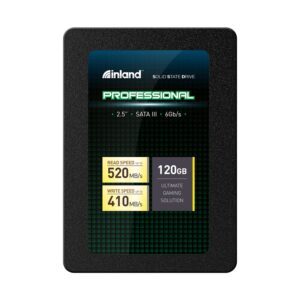 inland professional 120gb ssd 3d nand sata iii 6gb/s 2.5" 7mm internal solid state drive (120gb)