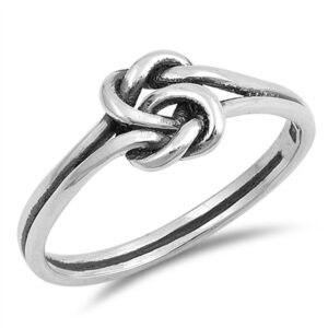 celtic knot criss cross woven thumb ring new 925 sterling silver band size 8