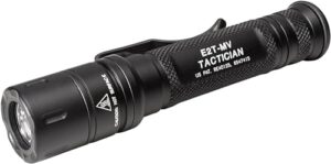 surefire e2t-mv tactician high-output led flashlight with maxvision, black