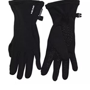 HEAD women’s touchscreen running gloves (Black, Meduim)