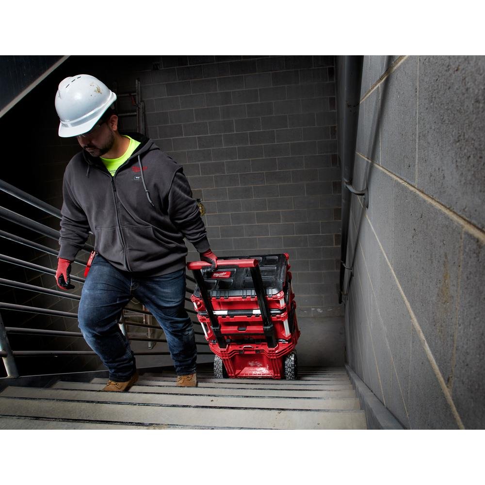 Heavy Duty, Versatile And Durable Modular Storage System PACKOUT 22 in.Tool Box By Milwaukee, Interior Organizer Trays, Heavy Duty Latches