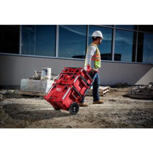 Heavy Duty, Versatile And Durable Modular Storage System PACKOUT 22 in.Tool Box By Milwaukee, Interior Organizer Trays, Heavy Duty Latches