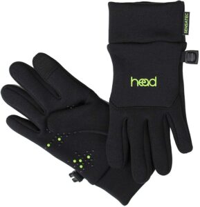 head kid's touchscreen gloves & mittens (black, small)