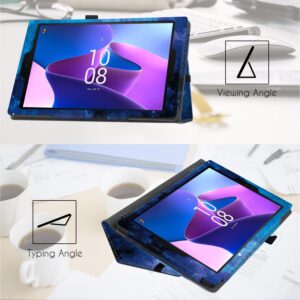 Famavala Folio Case Cover for 10.1" Fire HD 10 Tablet (Previous 9th / 7th / 5th Generation, 2019/2017 /2015 Release) (BlueSky)