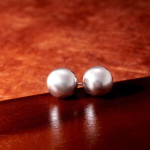 Ross-Simons Italian 10mm Sterling Silver Ball Stud Earrings