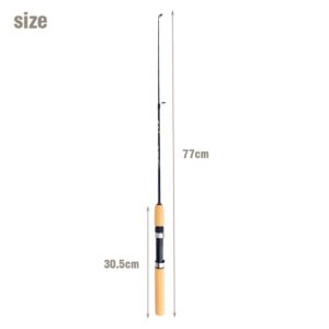 Ice Fishing Telescopic Rod Winter Fishing Rod Mini Portable Fishing Pole Fishing Accessory Ice Fishing Rod Ice Fishing Rod