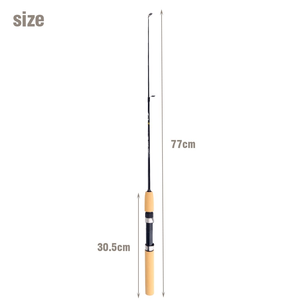 Ice Fishing Telescopic Rod Winter Fishing Rod Mini Portable Fishing Pole Fishing Accessory Ice Fishing Rod Ice Fishing Rod