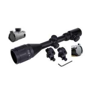 3-12x50 tactical optical red dot rifle scope by 360 tactical