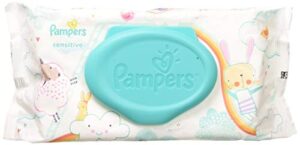 pampers sensitive wipes travel pack 56 count (pack of 6)