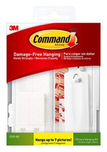 command, white, indoor use, 7 (17221-es), small picture hanging kit