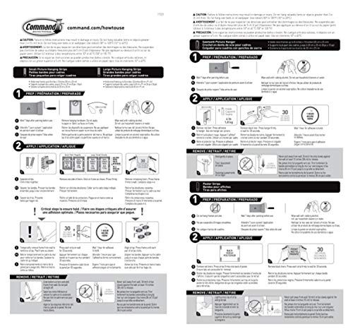 Command, White, Indoor Use, 7 (17221-ES), Small Picture Hanging Kit