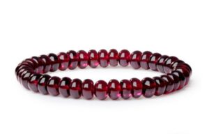 lizifang wholesale 6mm-8mm genuine natural garnet gemstone crystal bead bracelet (6mm)