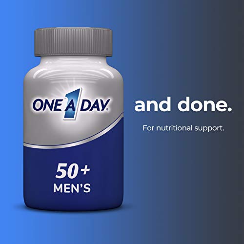 One A Day Menâ€™s 50+ Multivitamins, Supplement with Vitamin A, Vitamin C, Vitamin D, Vitamin E and Zinc for Immune Health Support*, Calcium & more, 175 count