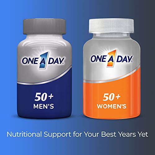 One A Day Menâ€™s 50+ Multivitamins, Supplement with Vitamin A, Vitamin C, Vitamin D, Vitamin E and Zinc for Immune Health Support*, Calcium & more, 175 count