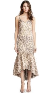 jill jill stuart women's floral jacquard midi dress with side cutouts, blush/olive multi, 0