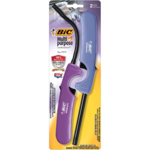 bic multi-purpose candle edition lighter & flex wand lighter, 2-pack